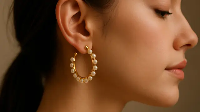 7 Anting Emas Mutiara untuk Penampilan Klasik dan Anggun di 2025 - Hot Liputan6.com