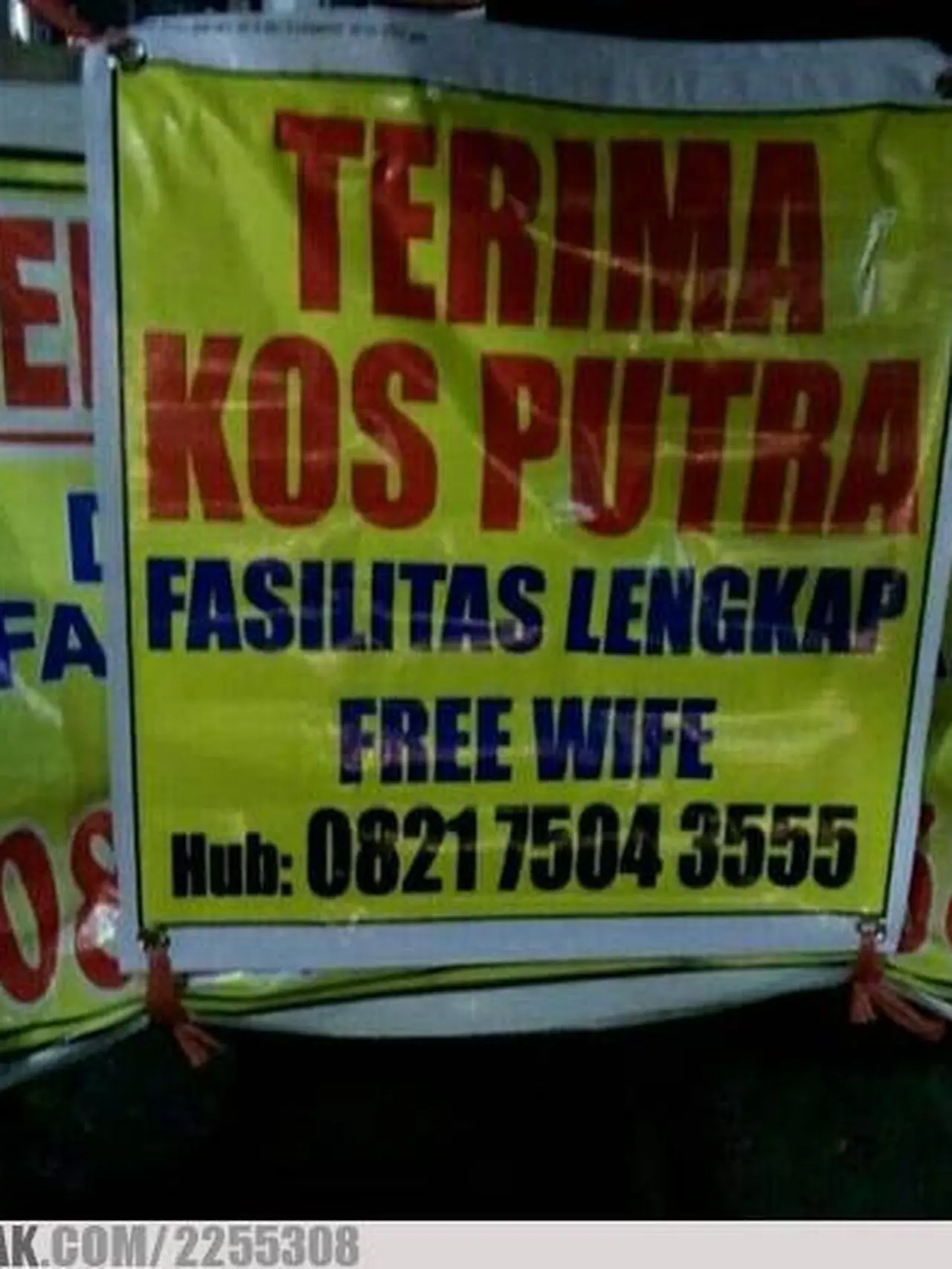 6 Tulisan Terima Kos Putra Ini Bikin Tepuk Jidat - Hot Liputan6.com
