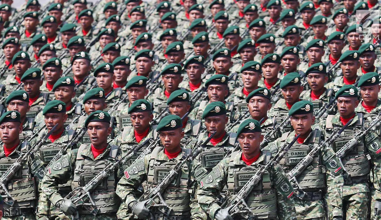 PHOTO: Melihat Aksi Prajurit TNI Jelang HUT ke-72 - Foto Liputan6.com