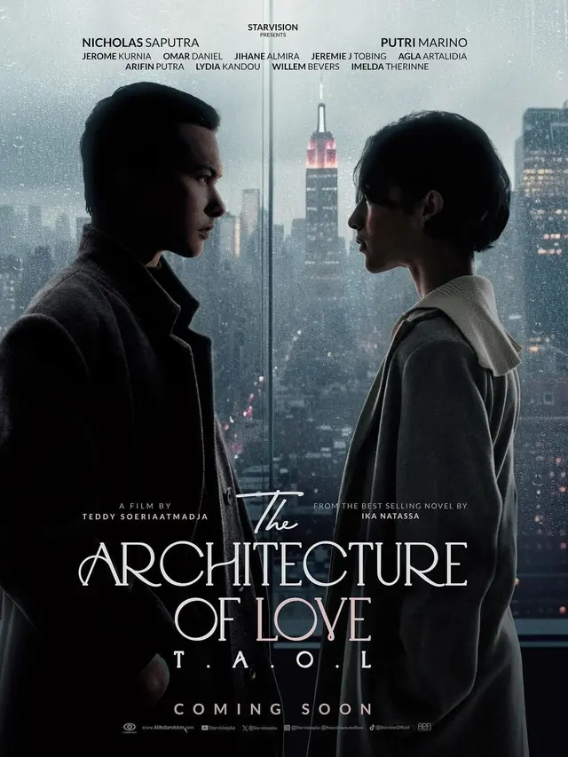 Akhirnya Putri Marino Ketemu Nicholas Saputra di Film The Architecture of Love, Pertama dalam ...