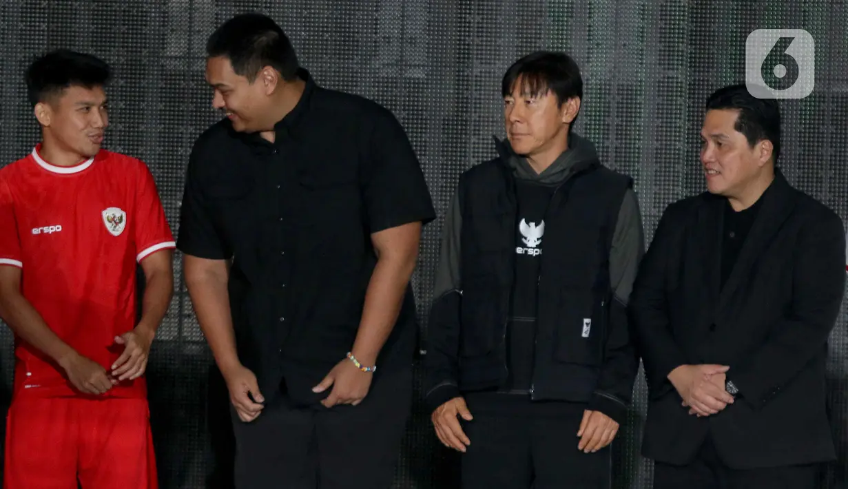 Timnas Indonesia Resmi Kenakan Jersey Baru di 2024 - Foto Liputan6.com