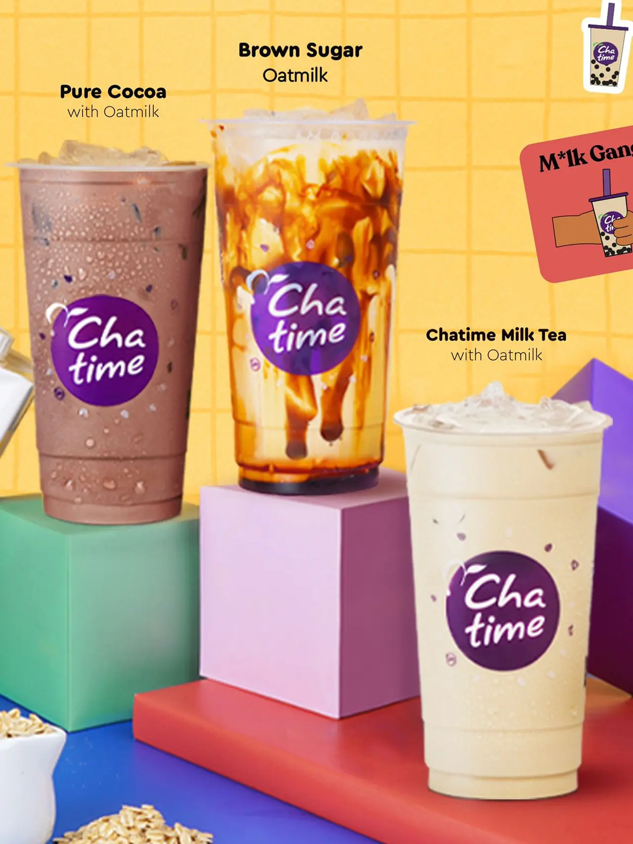 Merasakan 3 Minuman Terbaru Chatime x Oatside, Minuman Manis ...