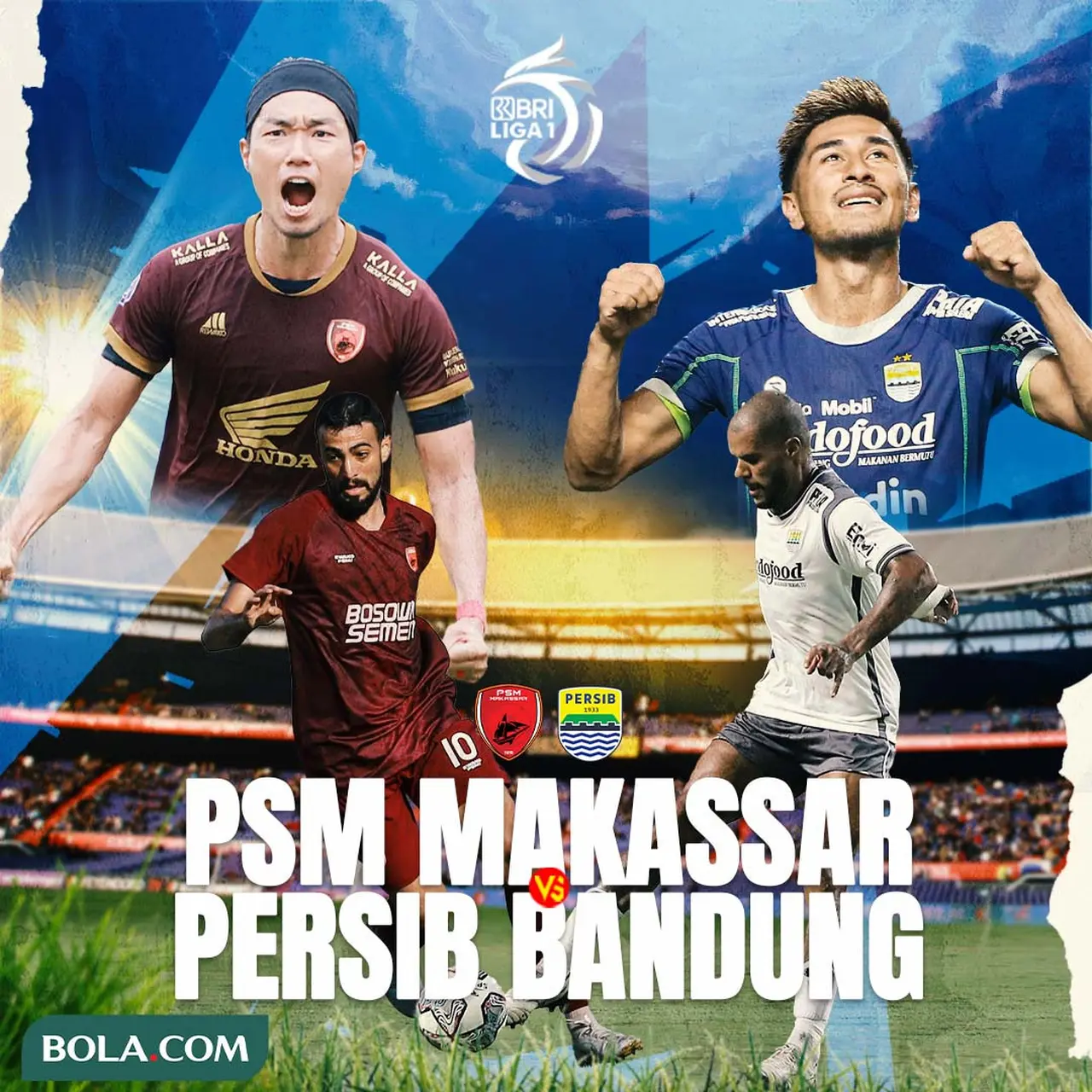Perang Legiun Asing PSM Makassar Vs Persib Bandung di BRI Liga 1 ...