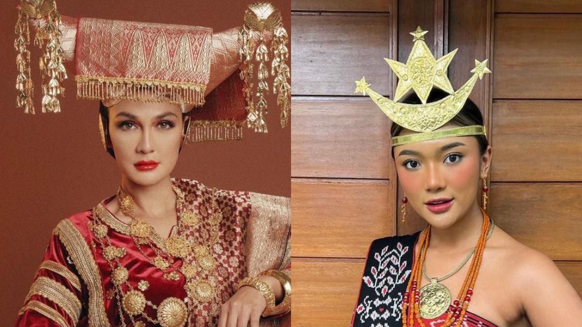 8 Potret Gaya Agustusan Artis Kenakan Baju Adat, Luna Maya hingga ...