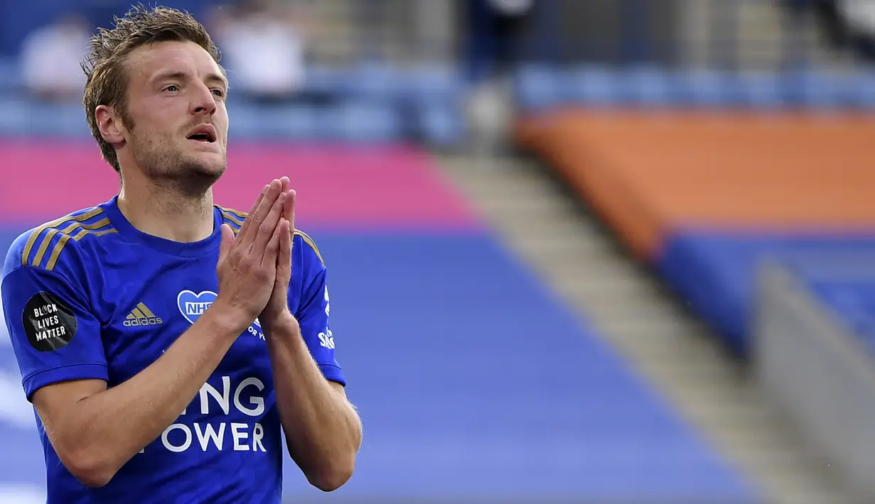 FOTO: Pesona Jamie Vardy Peraih Golden Boot Tertua di Premier League ...