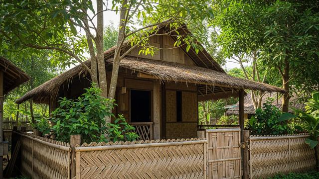 10 Model Pagar dari Bambu Anyam yang Estetik, Hadirkan Nuansa Alami