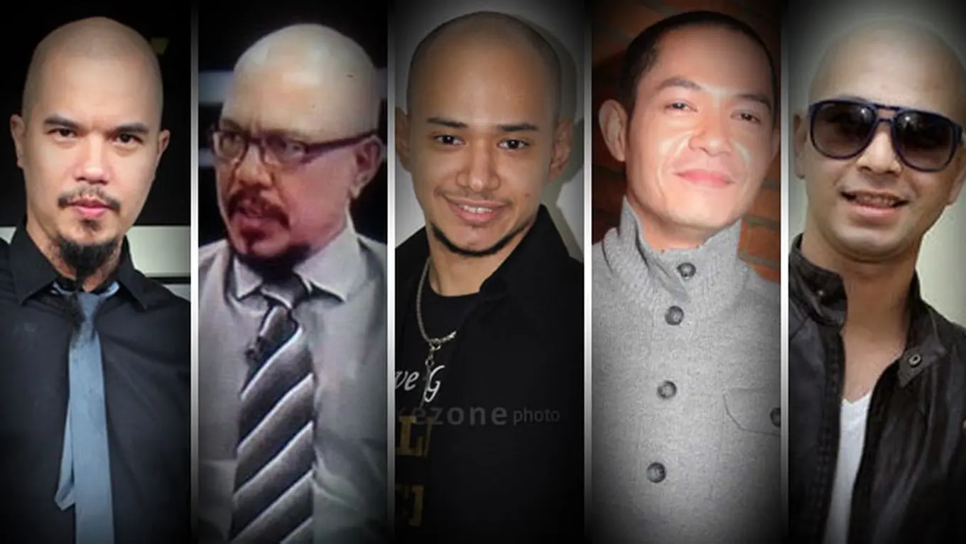 Walau Botak, Artis-Artis Ini Tetap Ganteng!