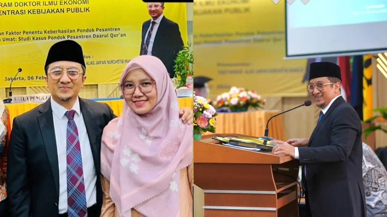 7 Potret Ustaz Yusuf Mansur Wisuda Doktor, Sosok Istri Curi Perhatian ...