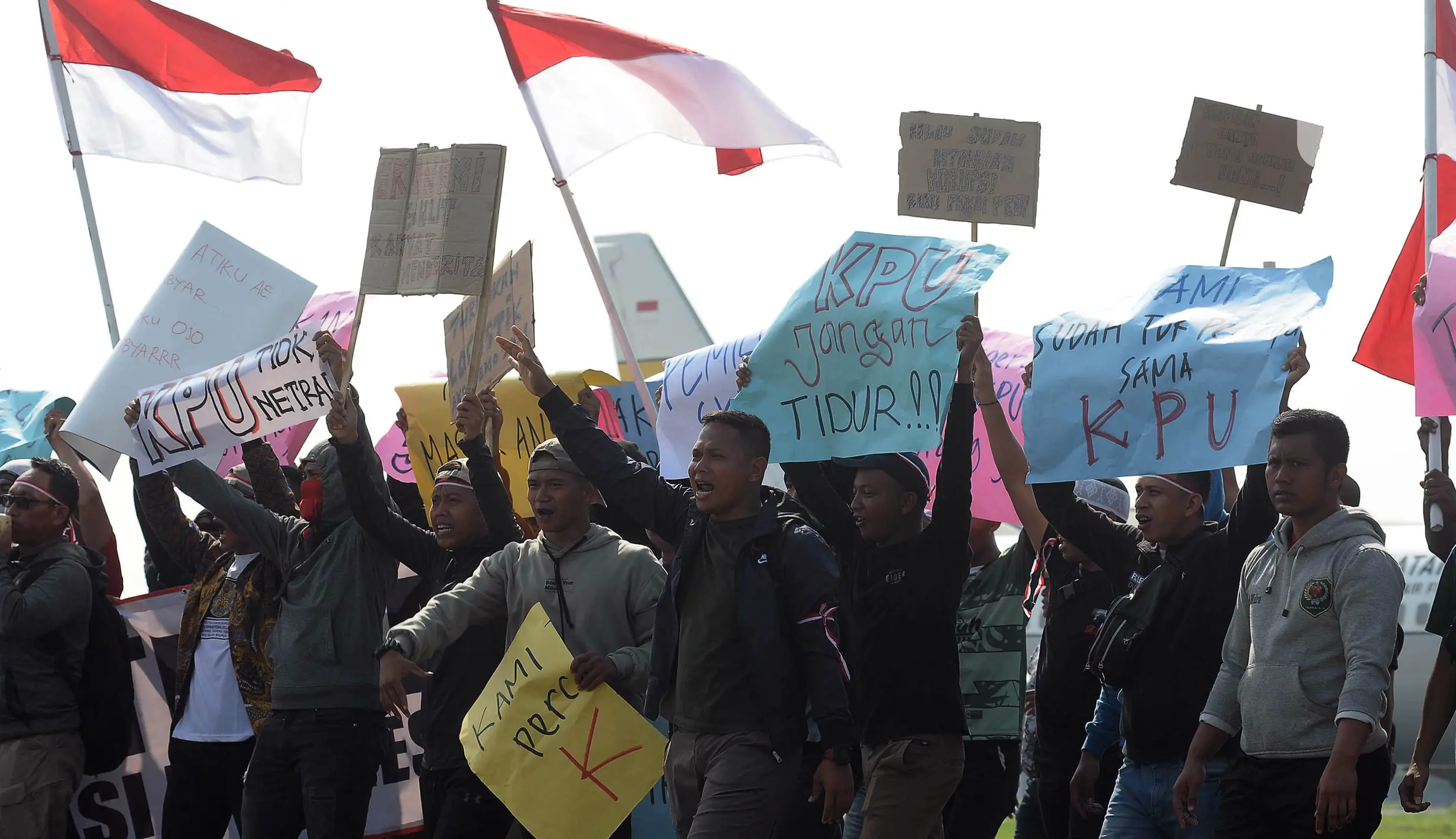 TNI Simulasikan Pengamanan Unjuk Rasa Penolakan Hasil Pemilu 2024 - Foto Liputan6.com