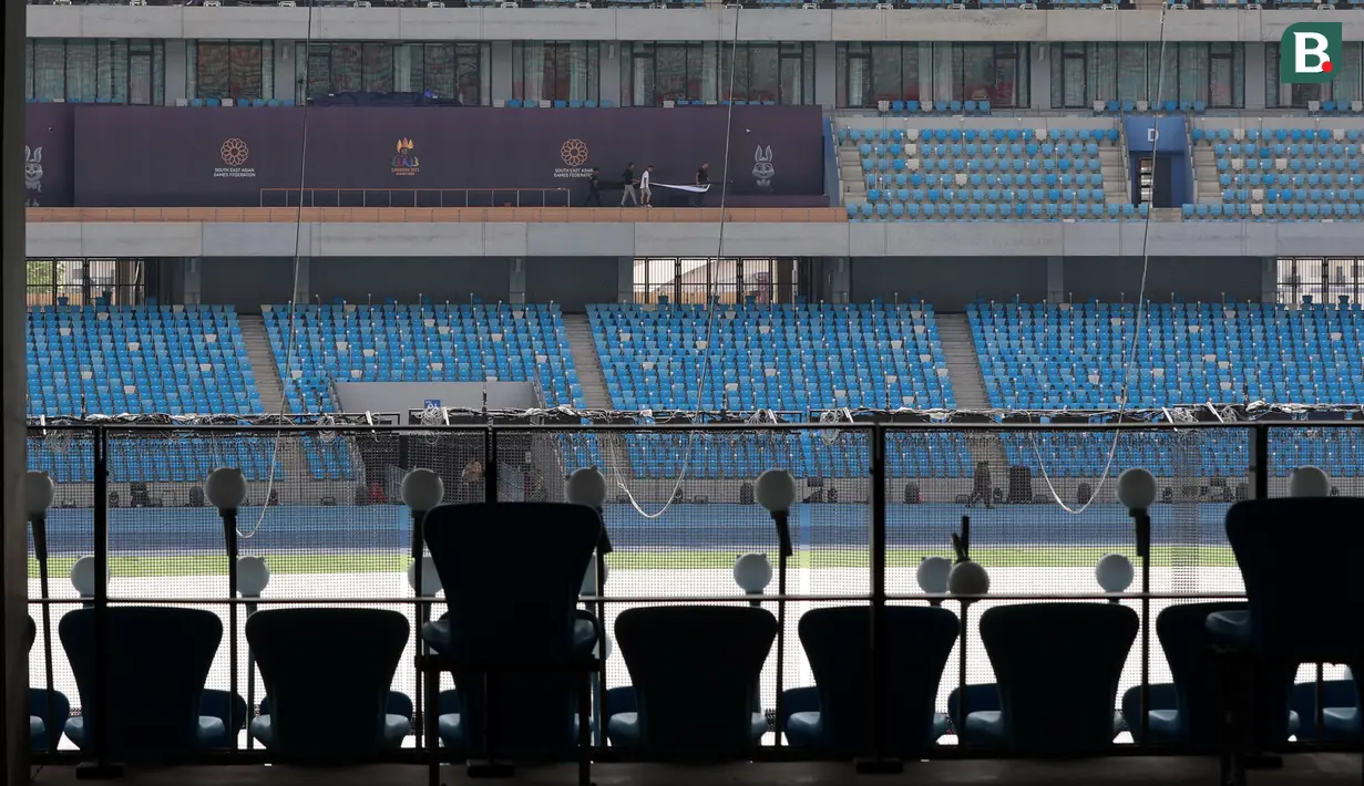 Foto: Mengintip Persiapan Stadion Nasional Morodok Techo Jelang ...