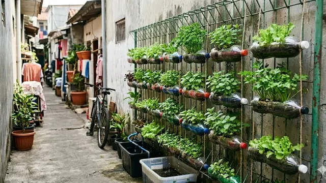 7 Inspirasi Kebun Mini Hidroponik untuk Rumah di Gang Sempit, Hijaukan ...