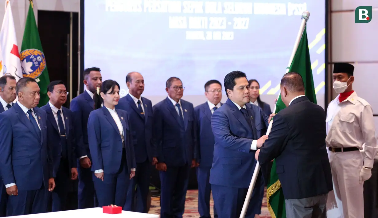 Foto: Detik-Detik Pengurus PSSI Masa Bakti 2023-2027 Dilantik ...