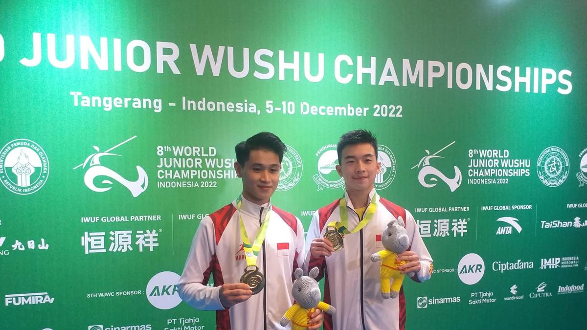 Indonesia Raup 3 Emas di Hari Pertama Kejuaraan Dunia Wushu Junior 2022 - Bola Liputan6.com