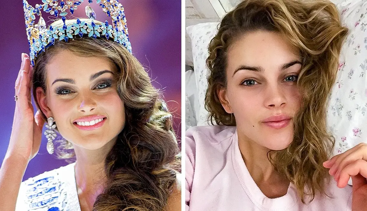 Ratu Sejagad Saat di Catwalk Vs Make Up Tipis: Lihat Bedanya - Photo ...