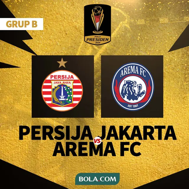 Hasil Piala Presiden 2024 Persija Jakarta vs Arema FC: Dapat 2 Gol Telat, Macan Kemayoran ...