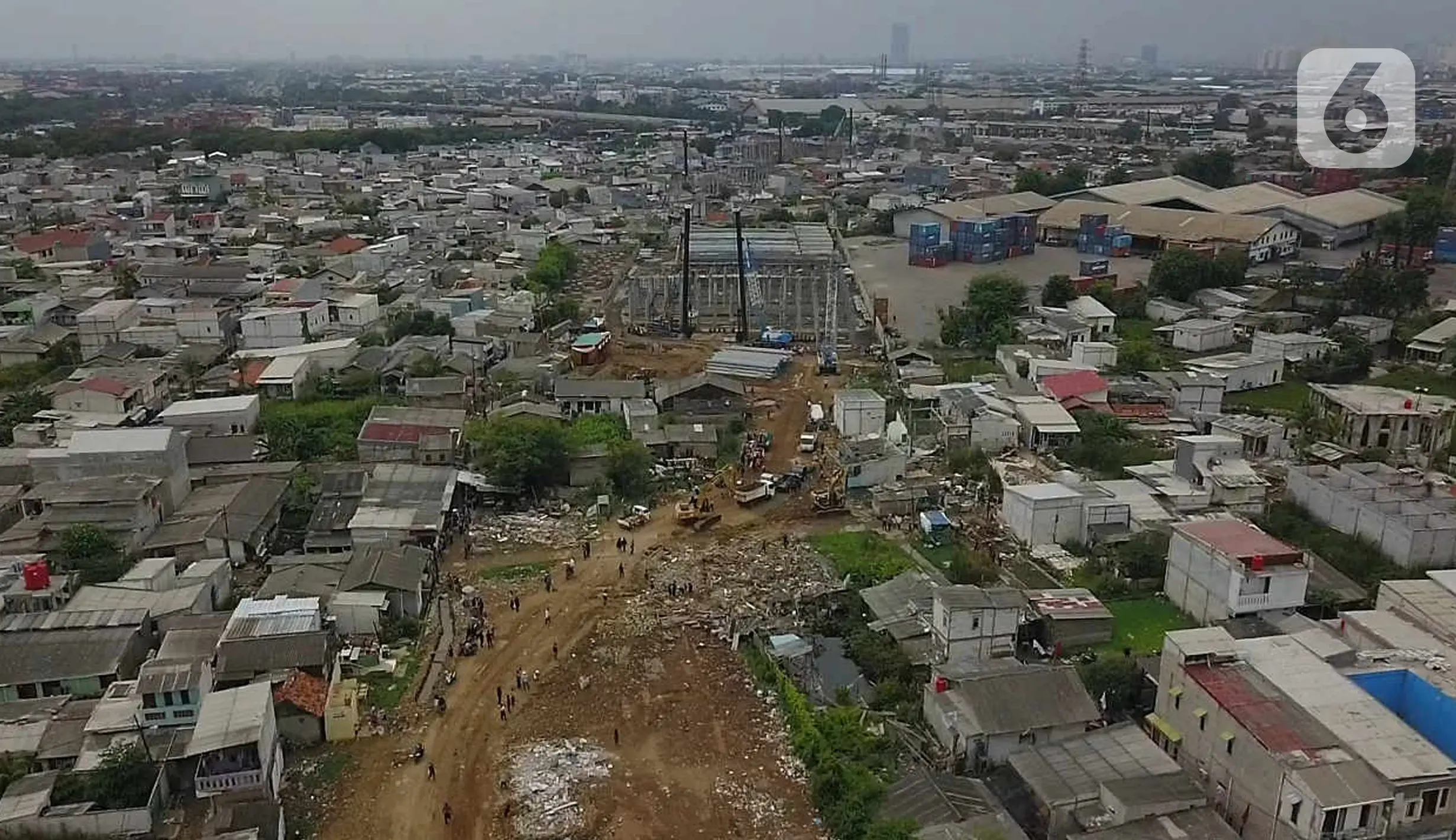 Pembebasan Lahan Proyek Tol Cibitung-Cilincing - Foto Liputan6.com