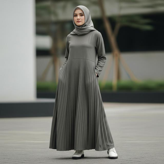 9 Model Gamis Simple Kekinian untuk Cewek Tomboy, Nyaman dan Modis