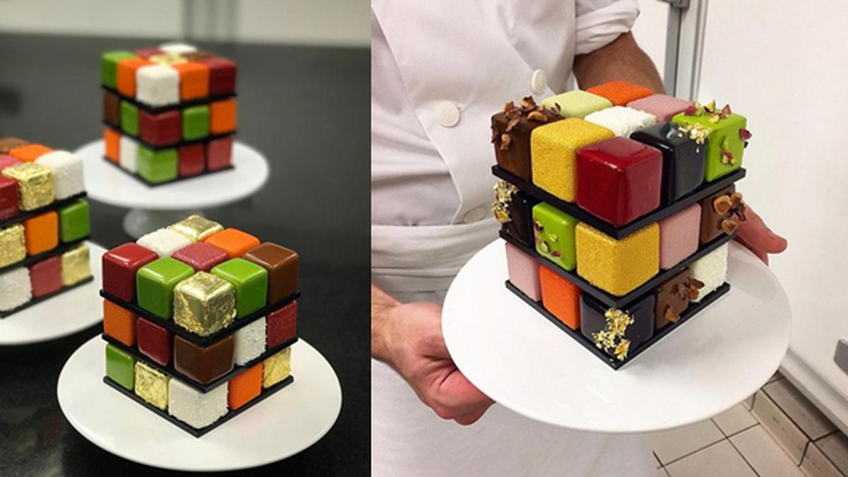 Sayang Kalau Dipotong: Cake Bentuk Rubik yang Bikin Takjub - Photo ...