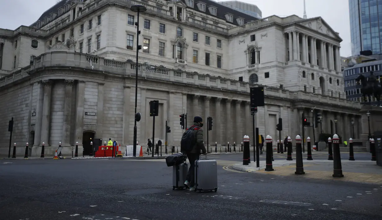 FOTO: Suasana Pagi Pertama Lockdown Nasional Ketiga di Inggris - Foto ...