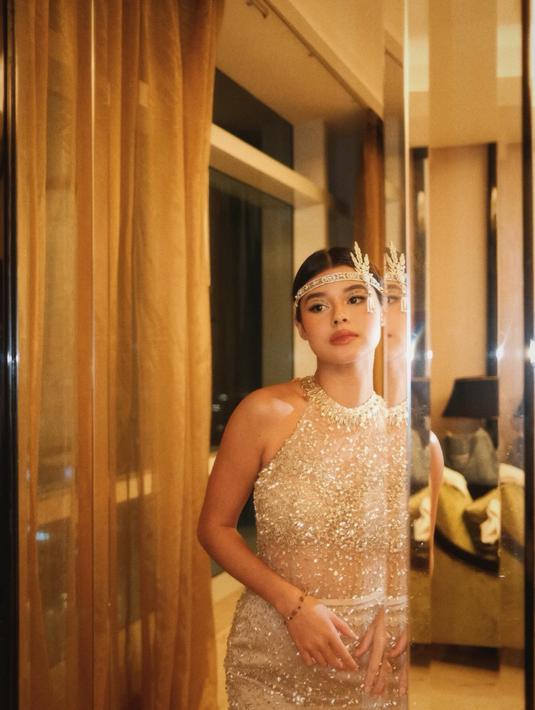 Potret Maria Theodore Tampil dengan Gaya The Great Gatsby, Banjir Pujian