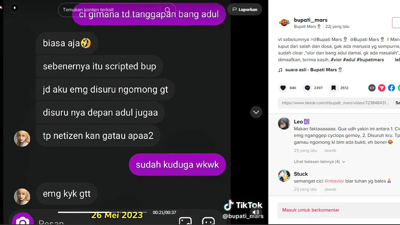 Vior, Brand Ambassador Tim eSports Klarifikasi Usai Sebut Adul Mirip Cyclops: Maksudnya Gemoy ...