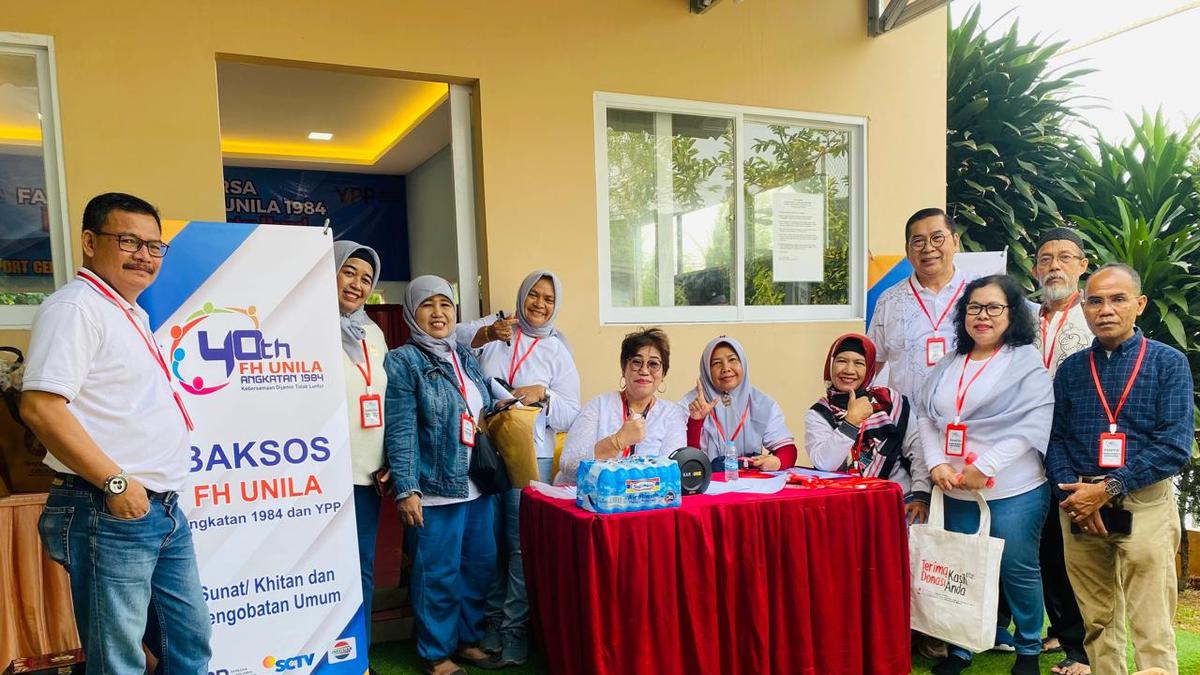 FH UNILA 1984 Gandeng YPP Gelar Khitanan dan Pengobatan Umum di ...