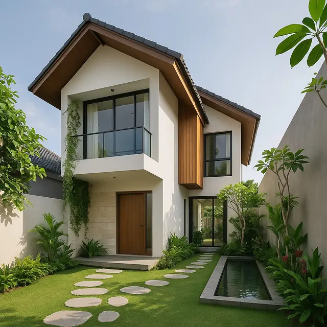 9 Tren Desain Rumah Sederhana Tapi Mewah 2025 di Lahan Sempit dengan ...