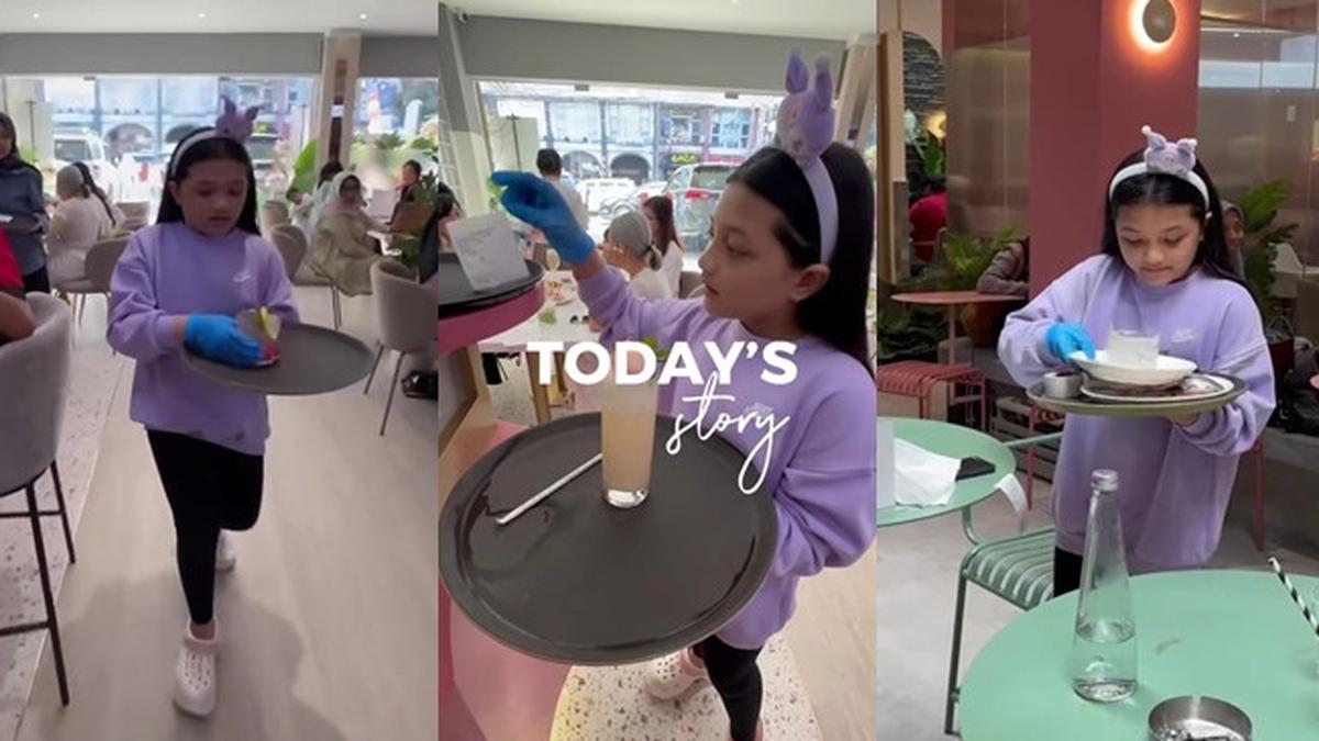 Potret Arsy Hermansyah Ikut Jaga Cafe, Jadi Pramusaji Hingga Bereskan ...