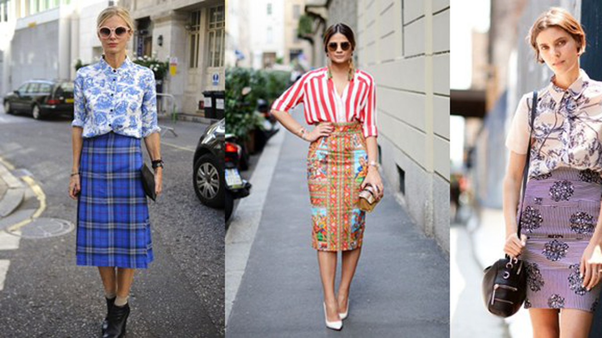 Aneka Inspirasi Fashion Tabrak Corak yang Super Chic - Photo Fimela.com