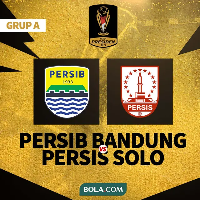 Nonton Live Streaming Persis Solo Vs Persib Bandung, Minggu 29 Desember 2024 - Indonesia Bola.com