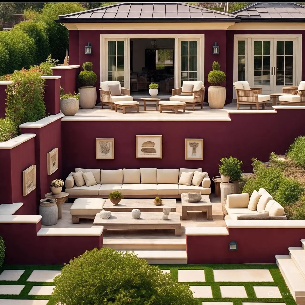5 Inspirasi Cat Rumah Warna Maroon, Ciptakan Nuansa Elegan dan Mewah di ...