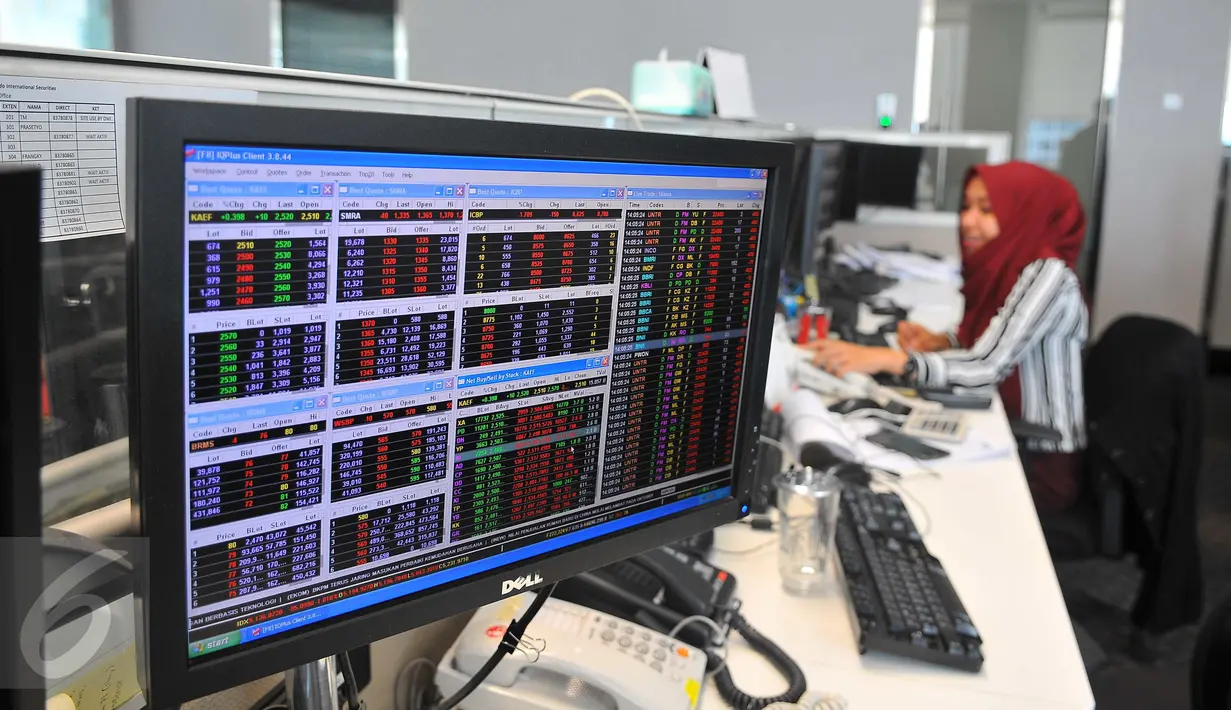 Sesi Pertama Perdagangan Saham Melemah 2,6 Persen - Foto Liputan6.com