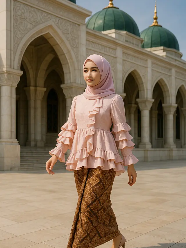 7 Inspirasi Model Kebaya Modern Hijab, Siap Tampil Anggun dan Stylish ...