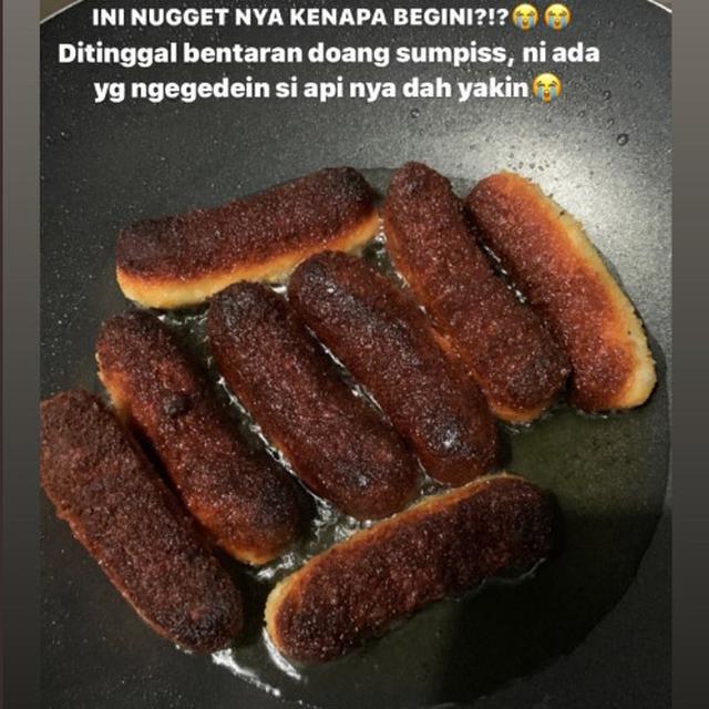 6 Potret Makanan Setengah Gosong Ini Apes Banget, Bikin Kecewa Berat