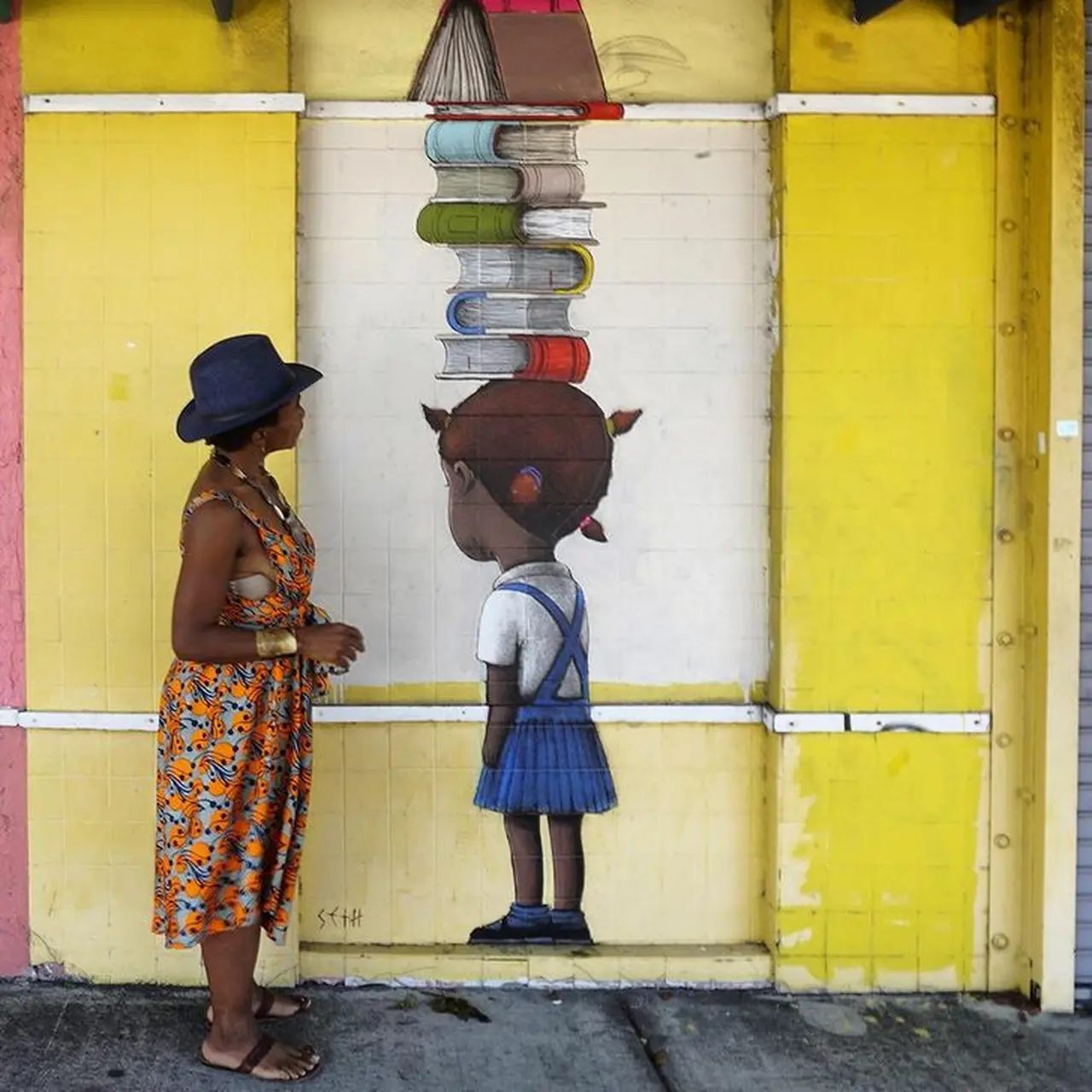 6 Karya Mural Tema Anak-Anak Ini Unik, Gambarkan Aktivitas Sehari-hari ...
