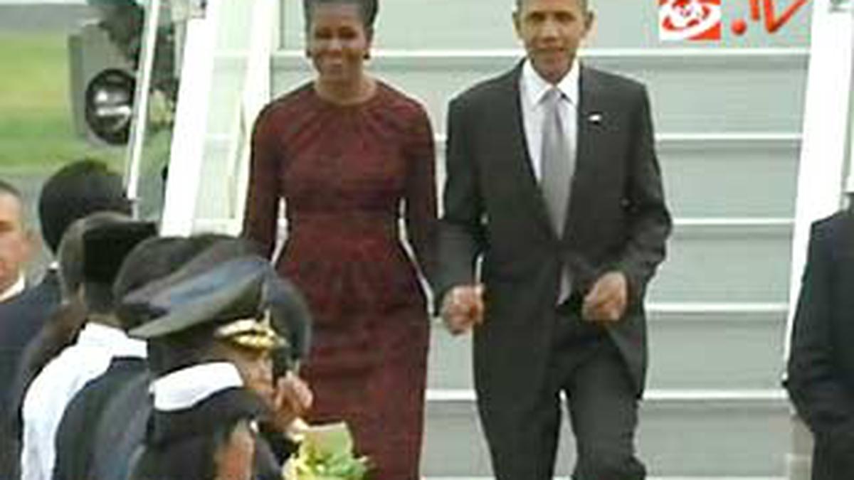 Obama Tiba di Jakarta