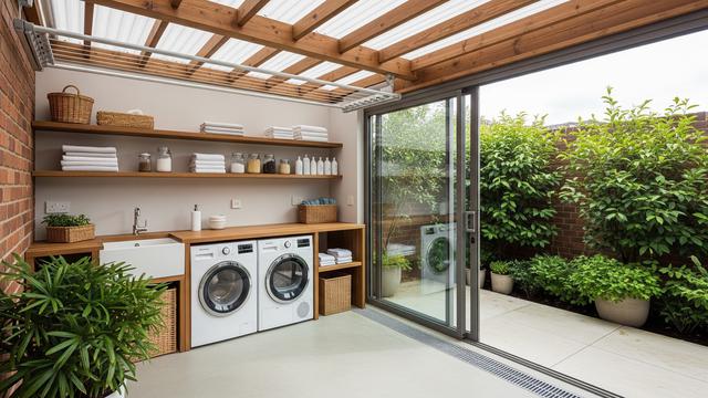 8 Desain Tempat Cuci Baju Outdoor yang Tidak Bikin Rumah Berantakan ...
