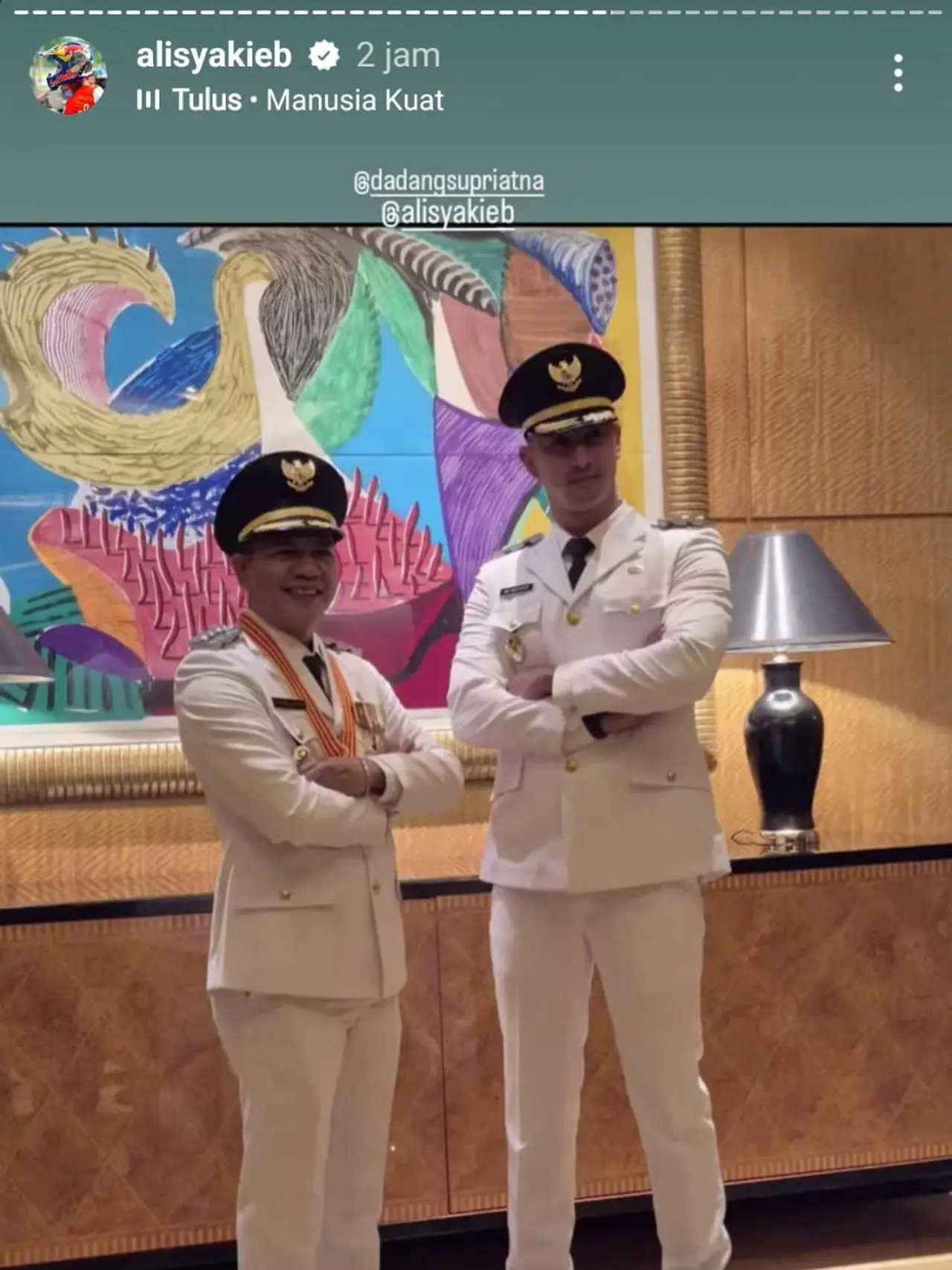 Resmi Jadi Wakil Bupati Bandung, 5 Potret Ali Syakieb Kenakan Seragam ...