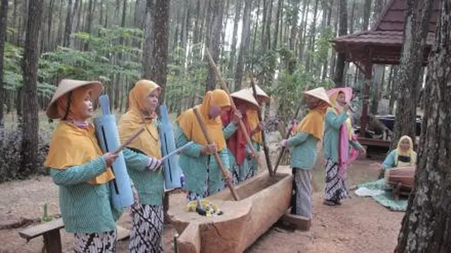 Gejog Lesung atau Kotekan Lesung, Seni Musik dari Kelompok Petani ...