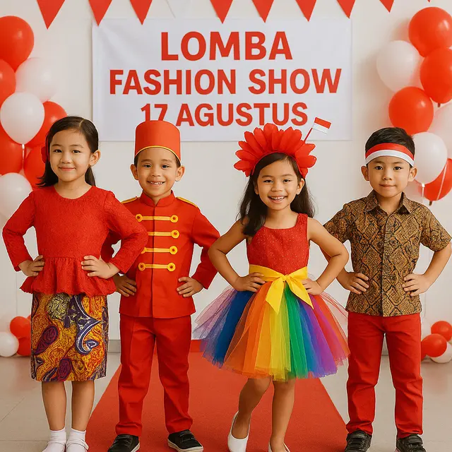 6 Ide Lomba Fashion Show 17 Agustus 2025 untuk Anak, Seru dan Penuh ...