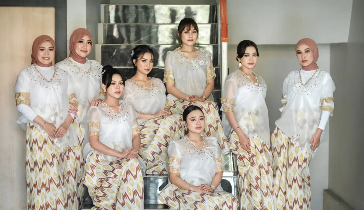 Potret Bridesmaid dan Groomsmen Nia LIDA, Bertabur Jebolan Liga Dangdut ...