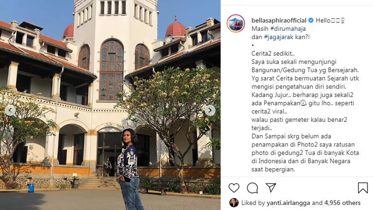 Bella Saphira Ingin Sesekali Melihat Penampakan Saat Kunjungi Bangunan ...