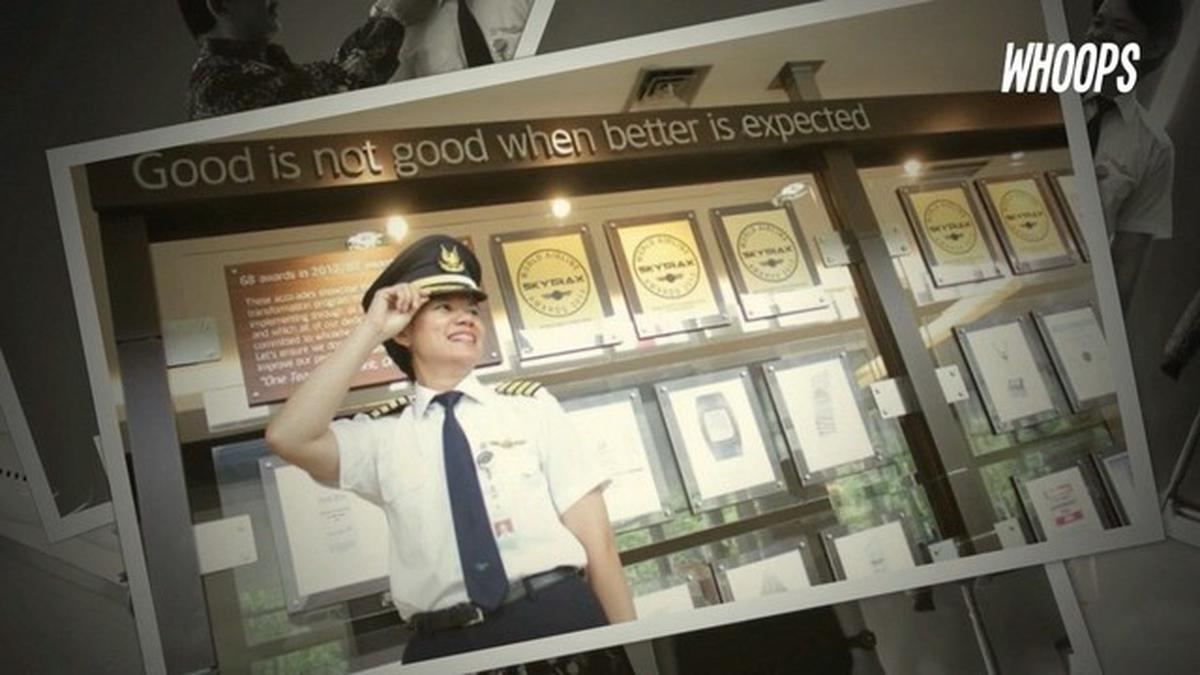 WHOOPS: Ini Wanita Pertama yang Jadi Kapten Pilot di Garuda Indonesia ...