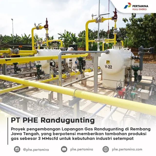 Fasilitas Produksi Sumur Gas PHE Randugunting Rembang Mulai Beroperasi ...