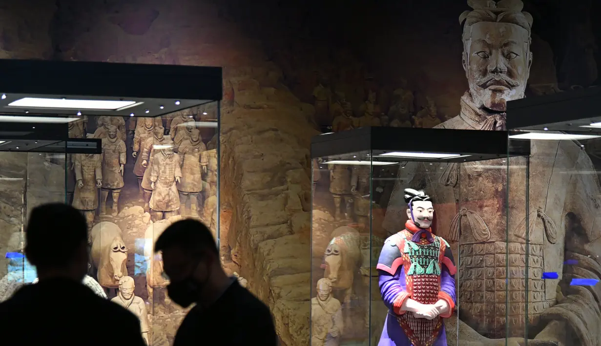 FOTO: Melihat Patung Pasukan Terakota China di Museum Shandonga - Foto ...