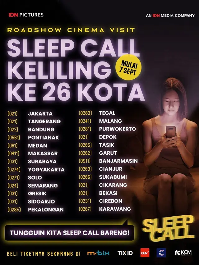 Film Sleep Call Bakal Road Show 26 Kota, Polusi Udara Buat Kristo ...