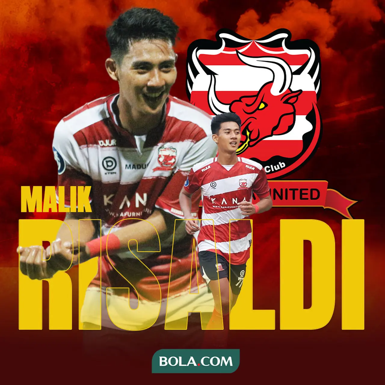 Madura United Isyaratkan Melepas Malik Risaldi, Merapat ke Persebaya? - Indonesia Bola.com