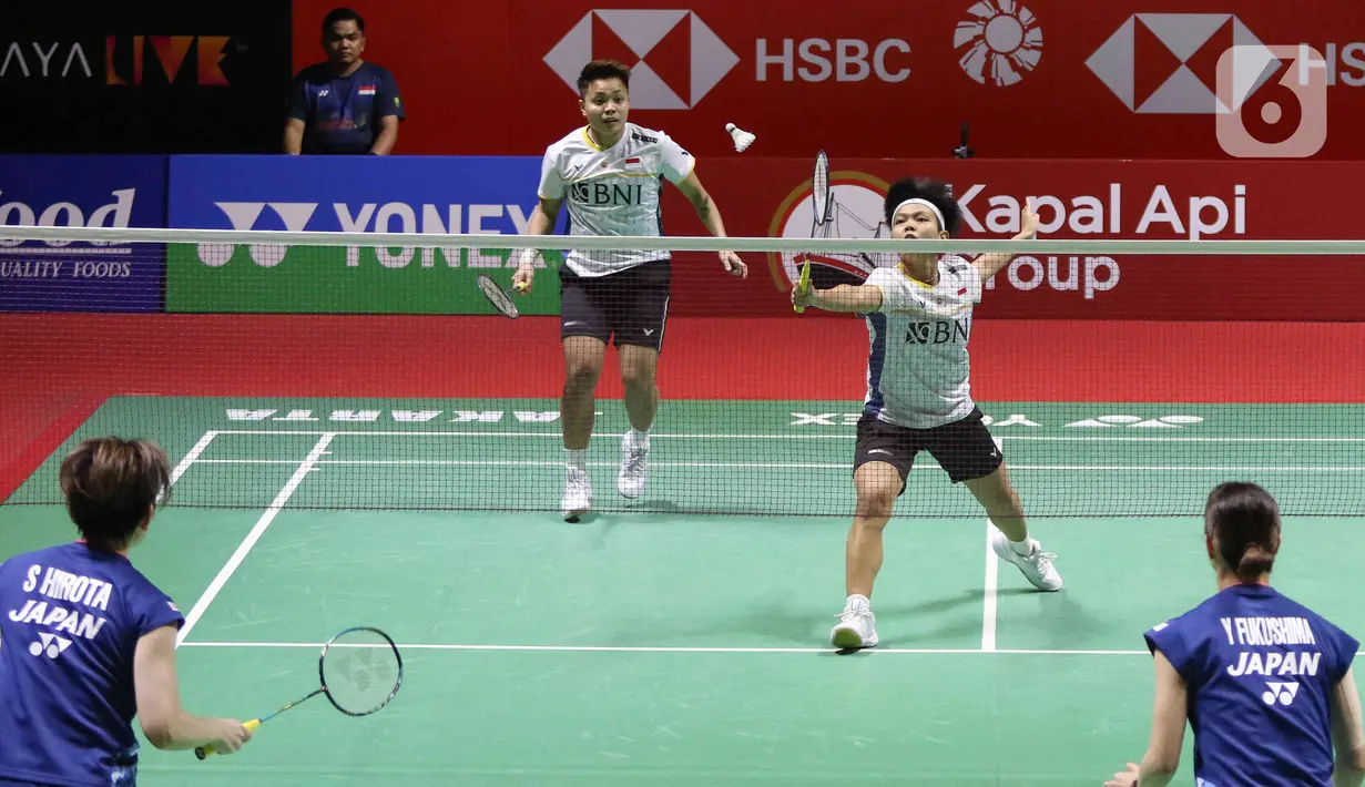 Apriyani Rahayu/Siti Fadia Disingkirkan Ganda Jepang di Perempatfinal Indonesia Open 2023 - Foto ...