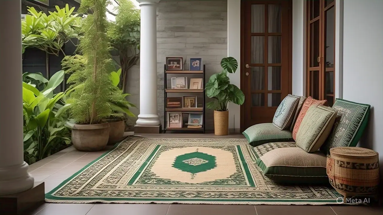 7 Desain Teras Rumah Islami yang Asri, Nyaman untuk Duduk Santai dan ...