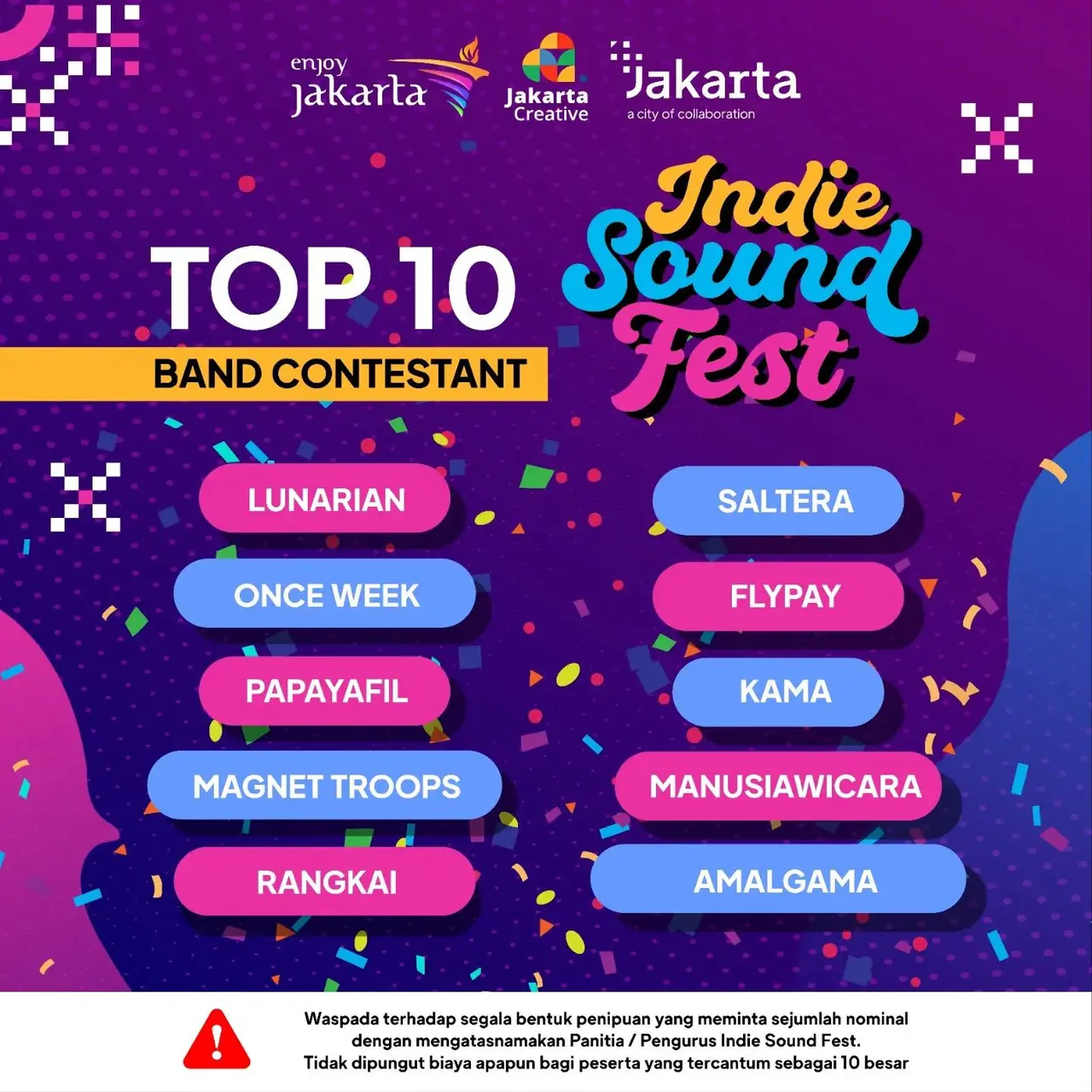 Indie Sound Fest 2022 Telah Miliki Juara, Penampilan Para Finalis ...